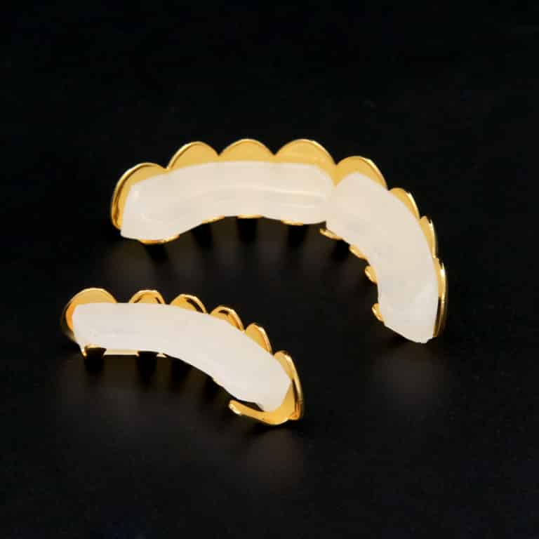 Premium 14K Gold Grillz - 8 Tooth - Deez Grillz